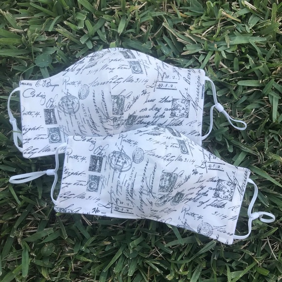 Accessories | One 1 Adultteen Script Face Mask | Poshmark